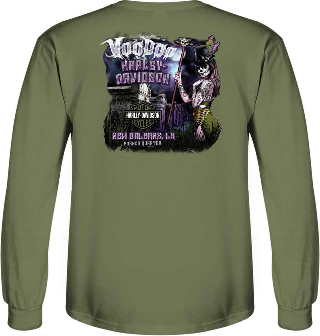 Men's Long Sleeve Shirts — Voodoo Harley-Davidson