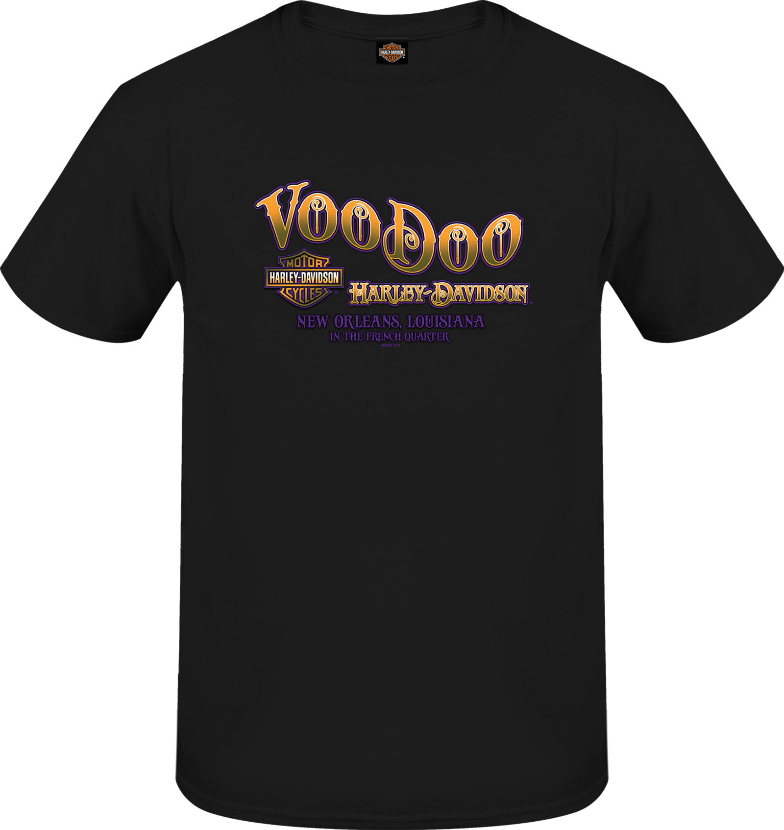 Voodoo Gator Men's Short Sleeve T-Shirt — Voodoo Harley-Davidson